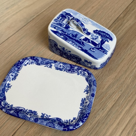 Spode | Dining | Spode Blue Italian Mini Cheese Wedge Dish | Poshmark